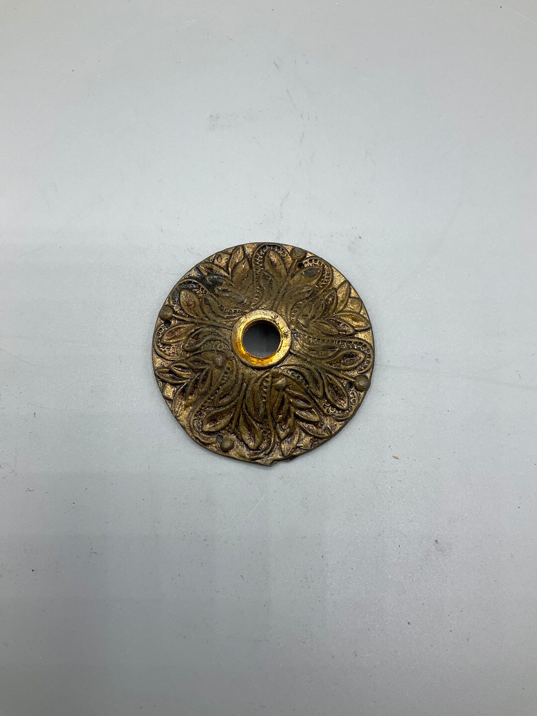 Vintage Cast Brass Lamp Bobeche Used - Etsy