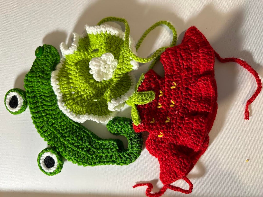 Cute Knitted Pet Cap for Cats Halloween Costume, Kitten Funny Headgear ...