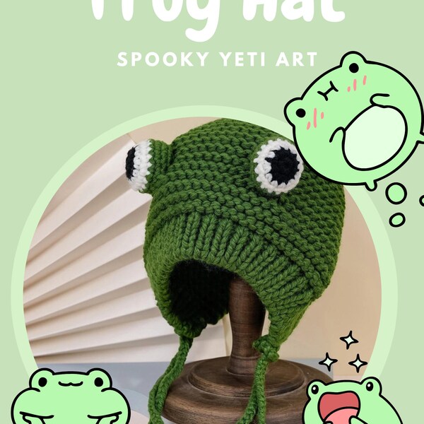 Frog Hat - Etsy