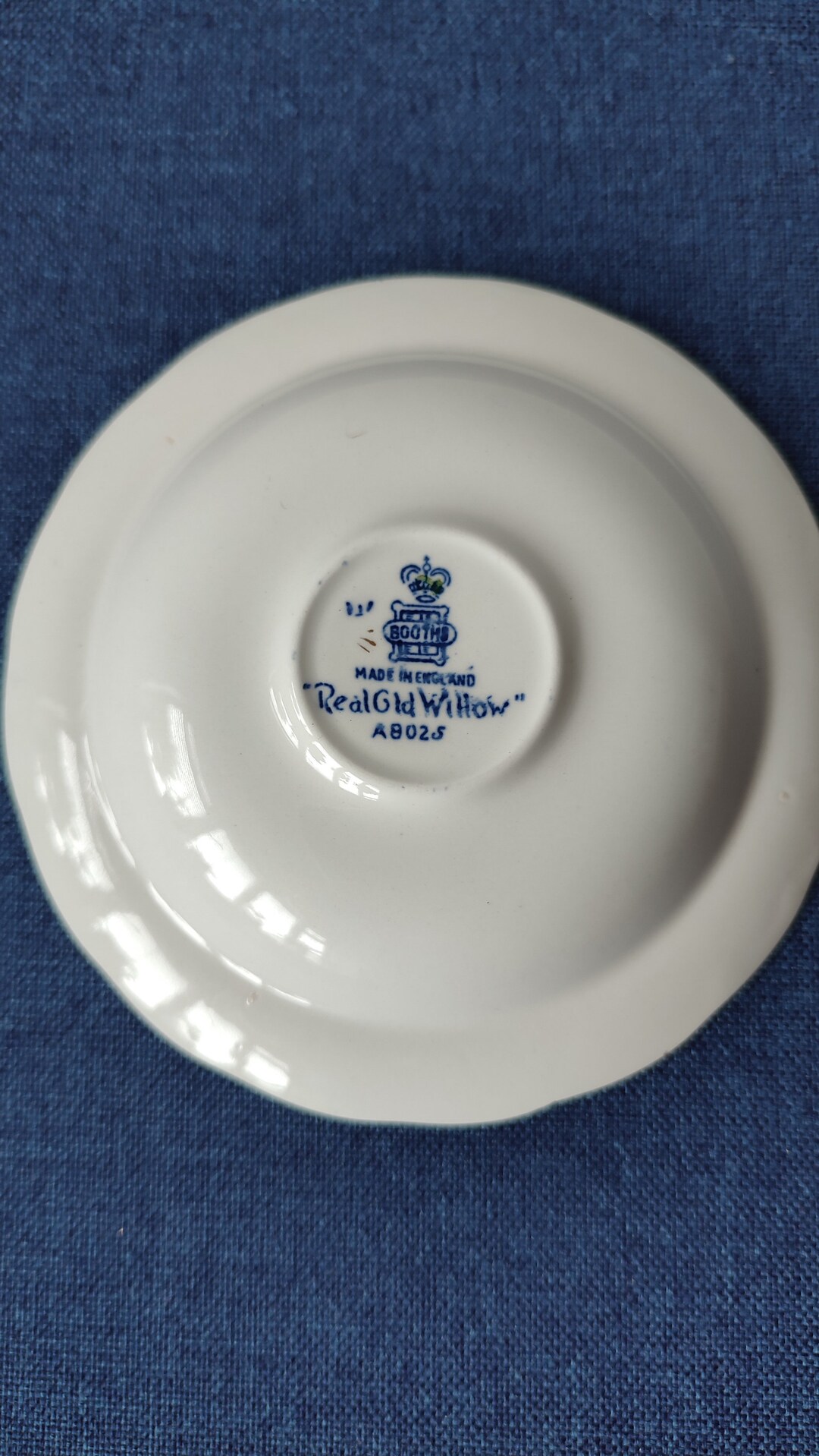 Three Vintage Willow Pattern Plates Saucers - Etsy