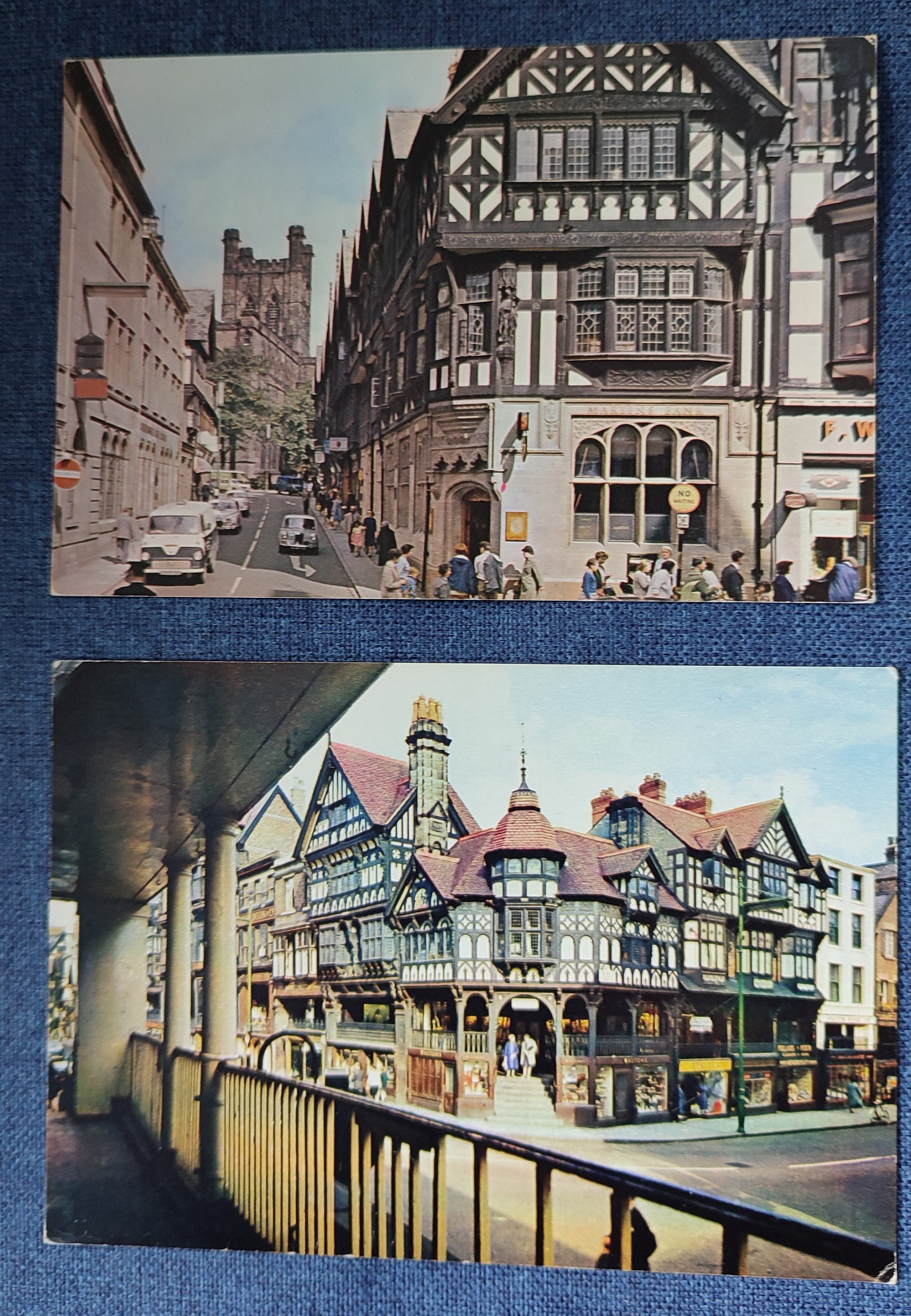 Four Views of Chester Postcards 1980s - Etsy