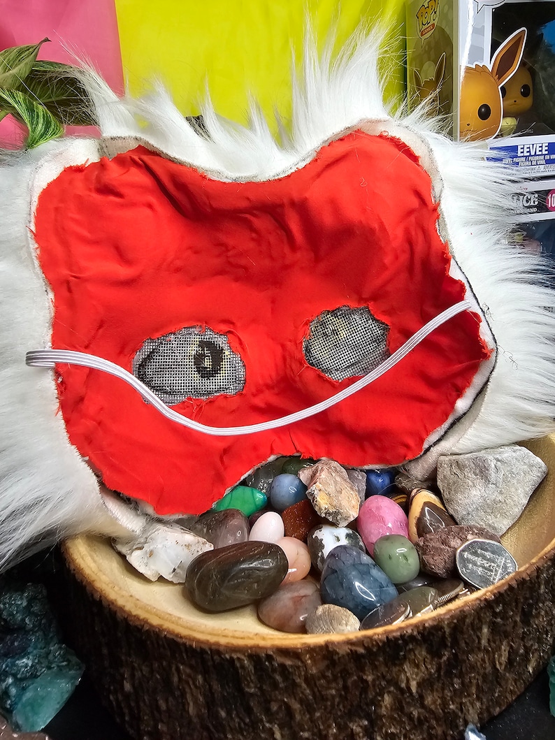 Raccoon Therian Mask Premade for Therians, Quadrobists, Furrys and ...