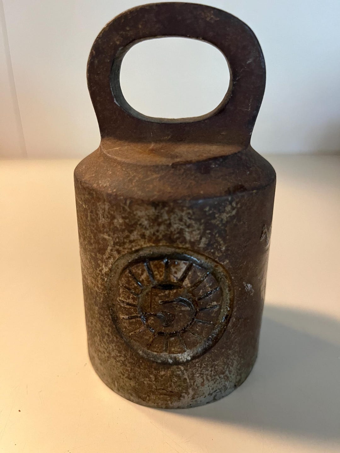 5lb Antique Scale Weight - Etsy