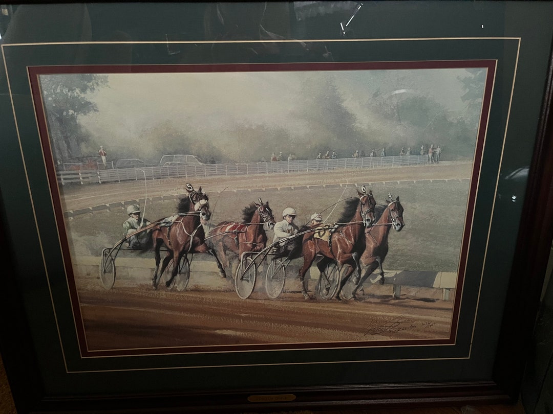 James L Crow Lithograph “stretch Drive” - Etsy