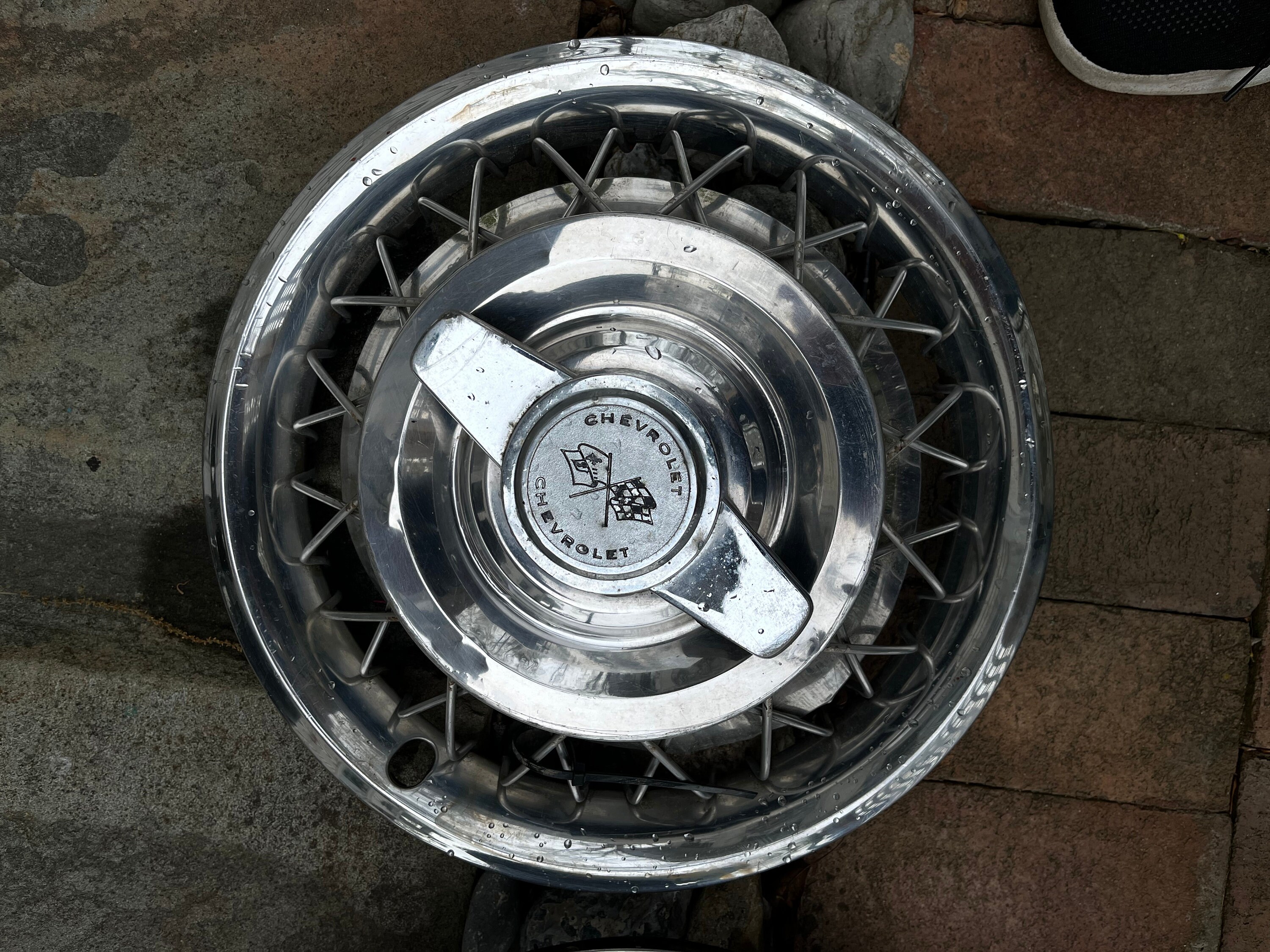 Vintage Corvair Spoke Wheel Hubcaps - Etsy