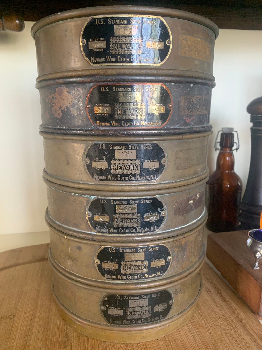 Antique Newark Screen Scale Sieves - Etsy