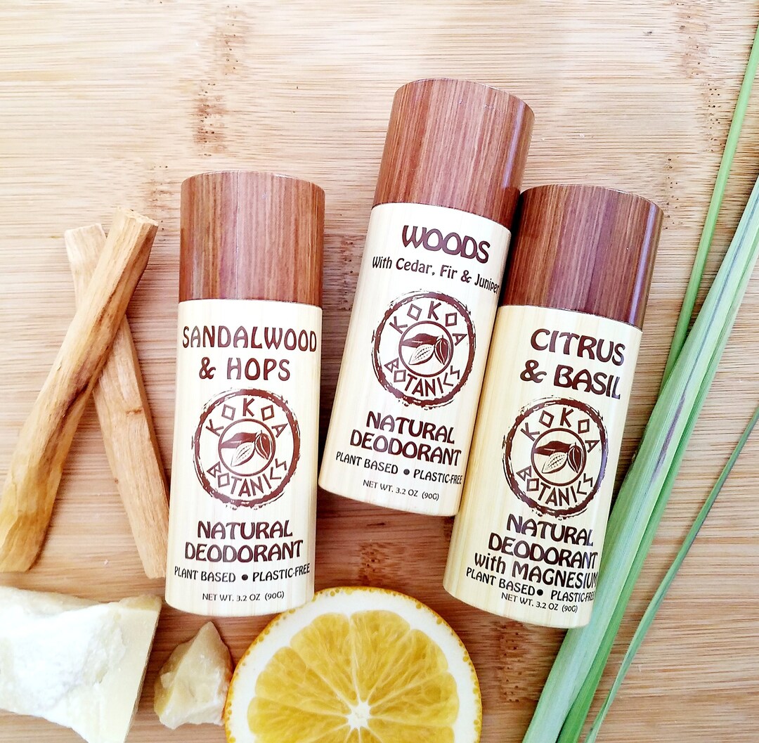 Natural Deodorant Mens Gift Set - Artisan Skin Care - Gift for Men ...