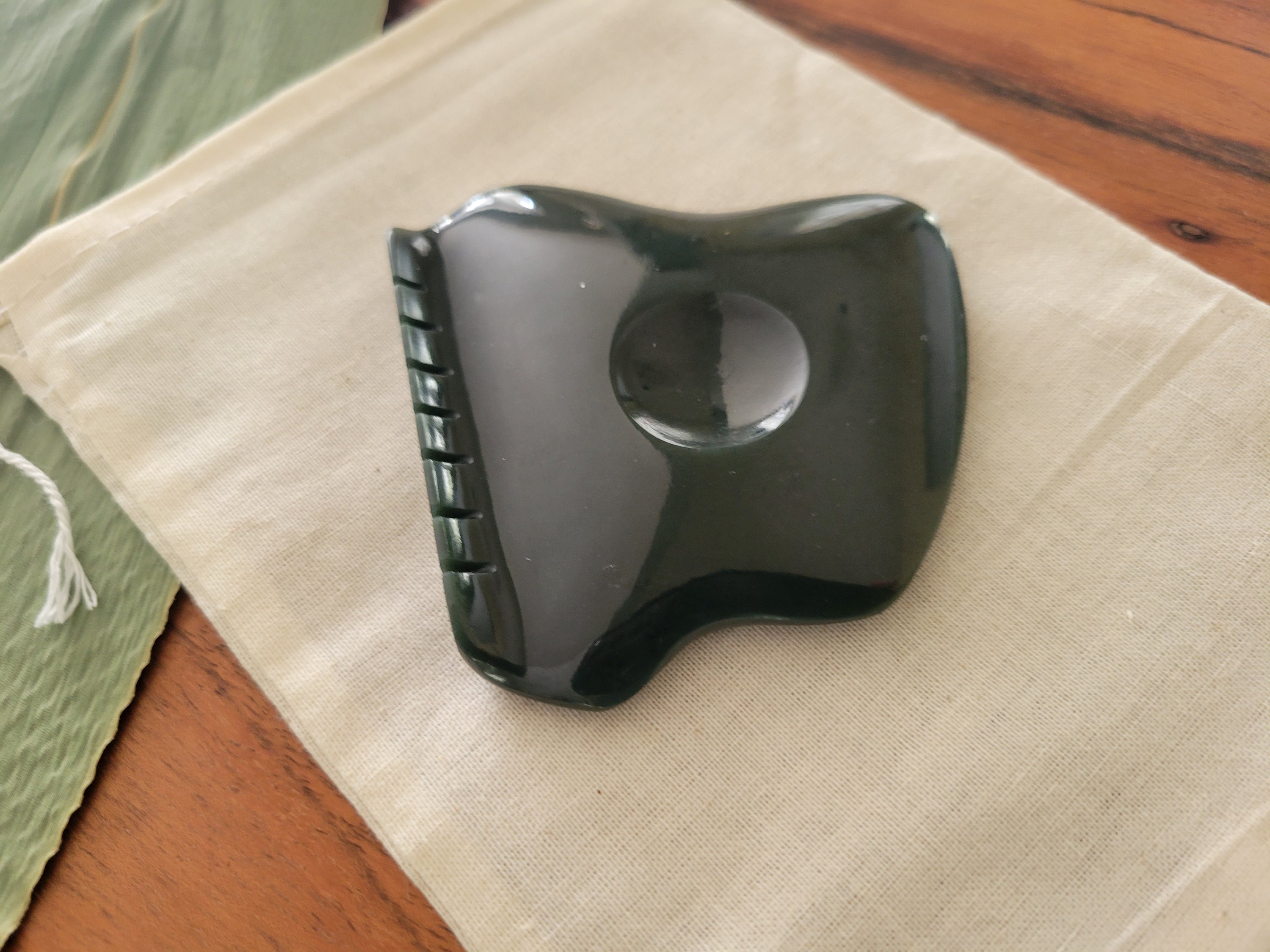 Gua Sha Green Nephrite Jade Massage Tool Gua Sha Face Facial Stone - Etsy