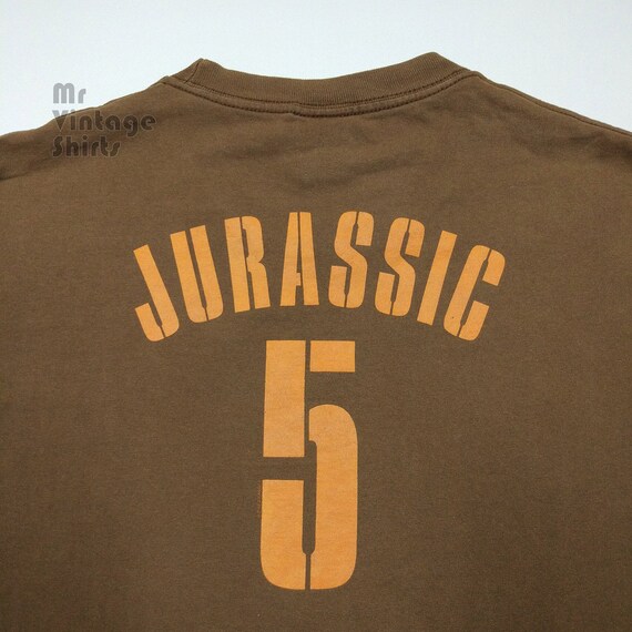 00s vintage Jurassic 5 double sided t-shirt / Rap Hip… - Gem