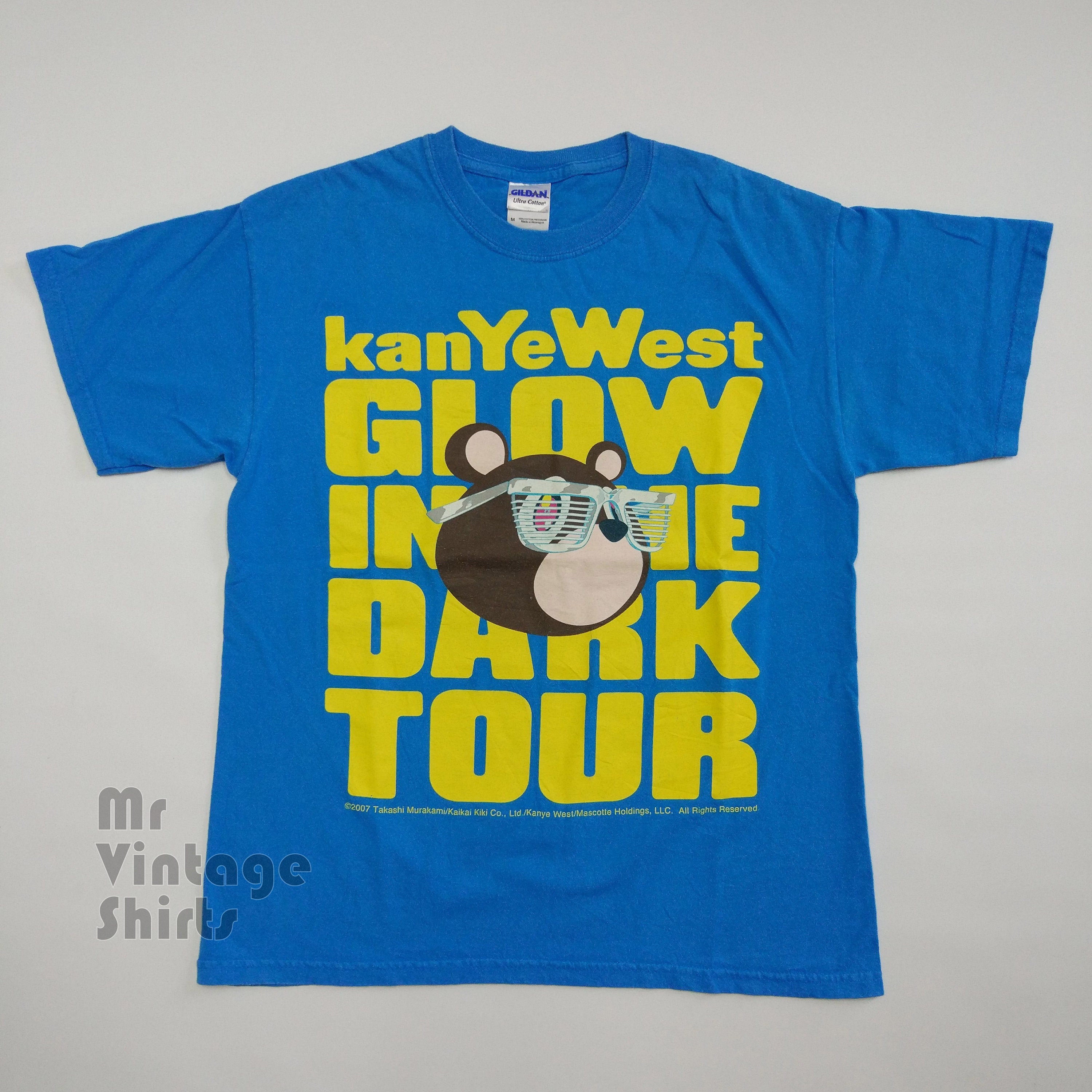 Kanye West Takashi Murakami Glow in the Dark Tour T-shirt Kanye West Takashi Murakami Glow in the Dark Tour T-shirt