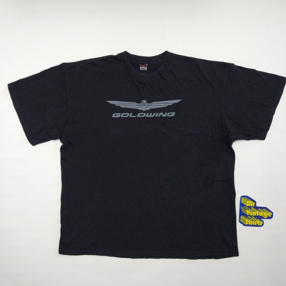 00s Honda Goldwing Double Sided T-shirt / Official Licensed Motorcycle ...