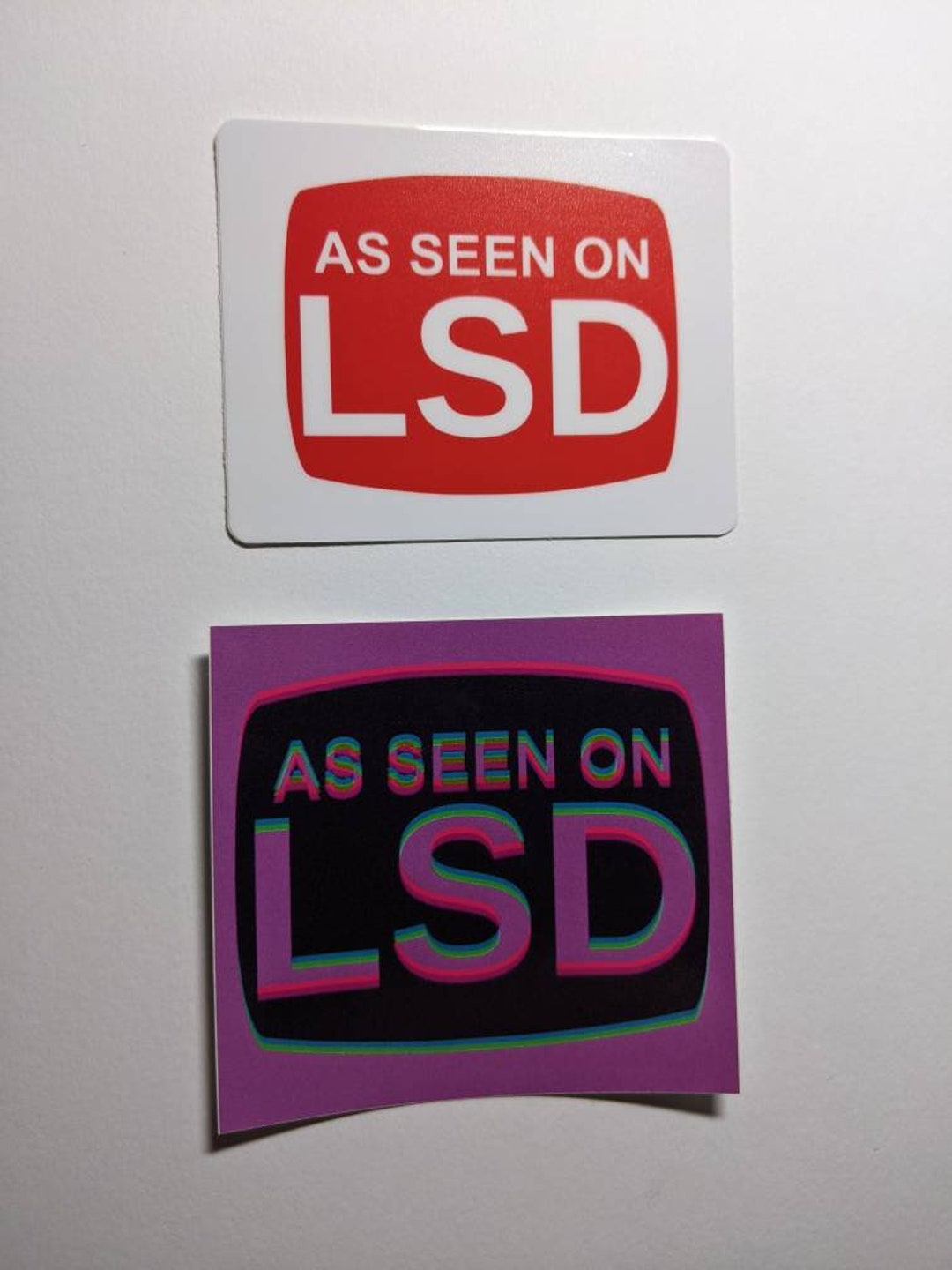 As Seen on LSD Sticker (2 Colors) Lysergic Acid | Ayahuasca | Mdma ...