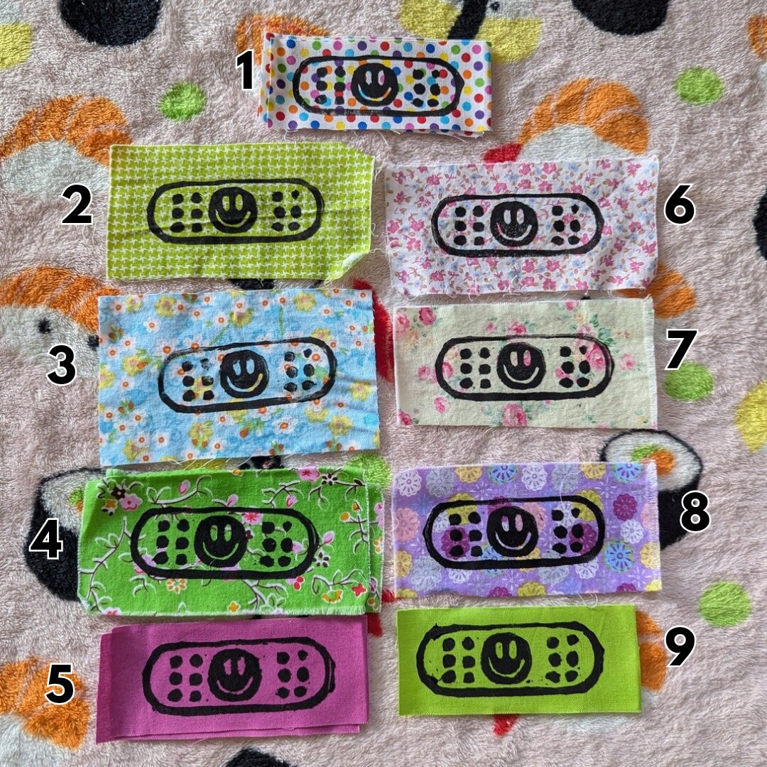Kawaii Smiley Face Bandage/band Aid Patch sew On Cute Kidcore DIY Punk ...