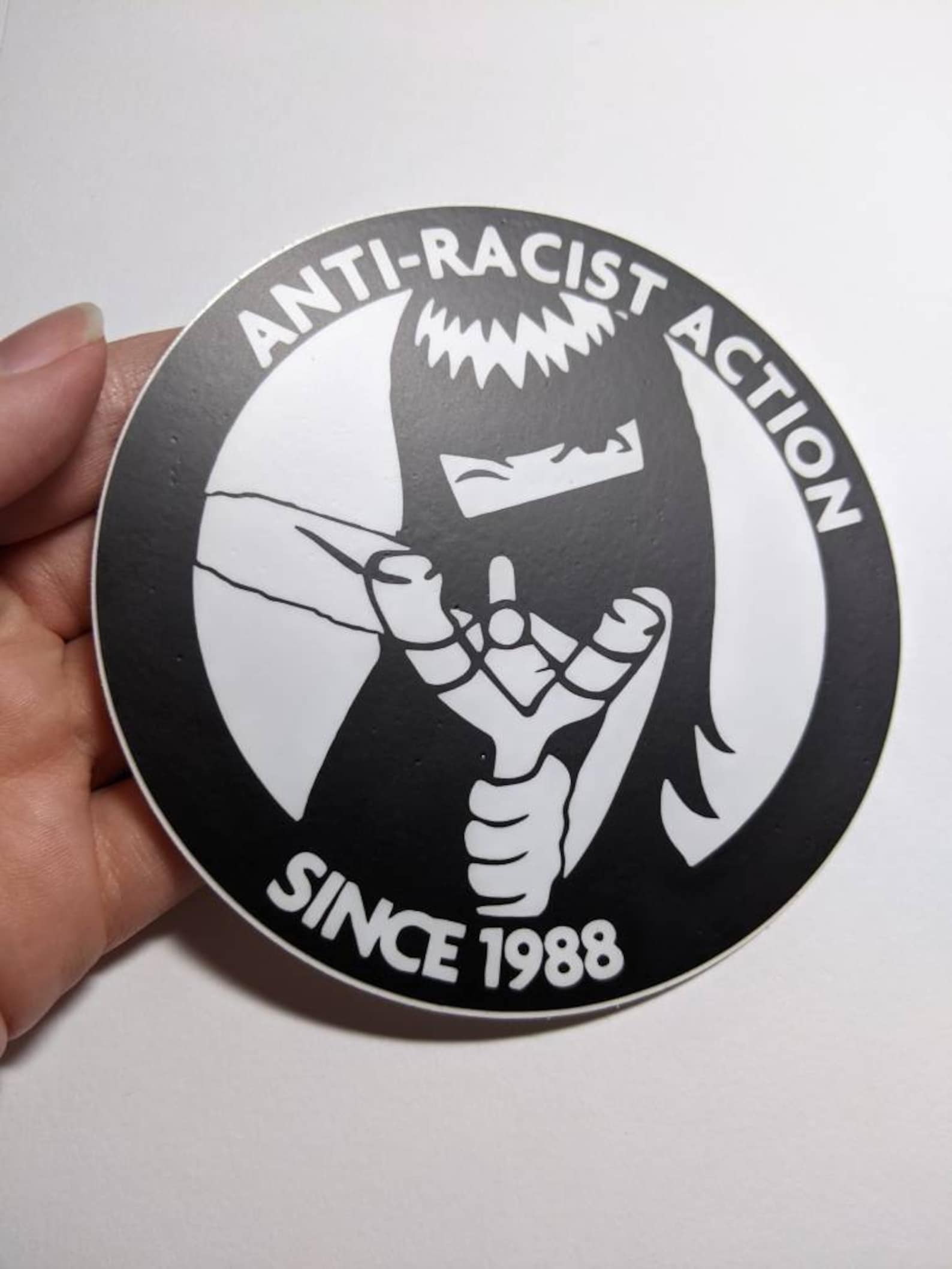 Anti-racist Emily Sticker 2 Sizes Antifa Sticker Punk Sticker Anarchist ...