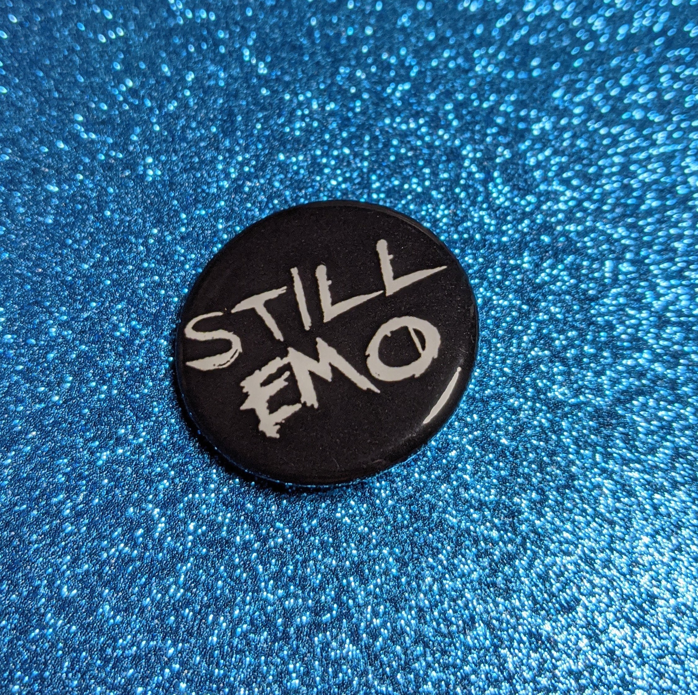 EMO KID Pins Pinback Button Poser and Proud Scene Punk - Etsy UK