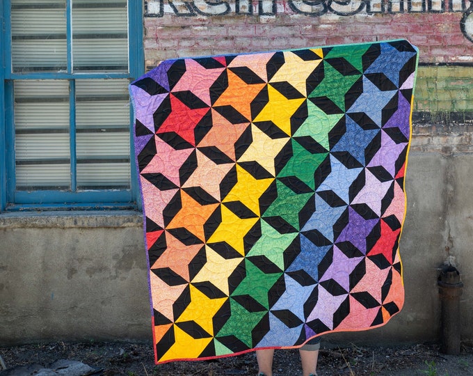 PAPER High Tide Quilt Pattern by Slice of Pi Quilts waves Easy Beginner ...