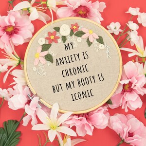 Custom Text Embroidery Kit Text Beginner Embroidery Kit DIY Craft Kit ...