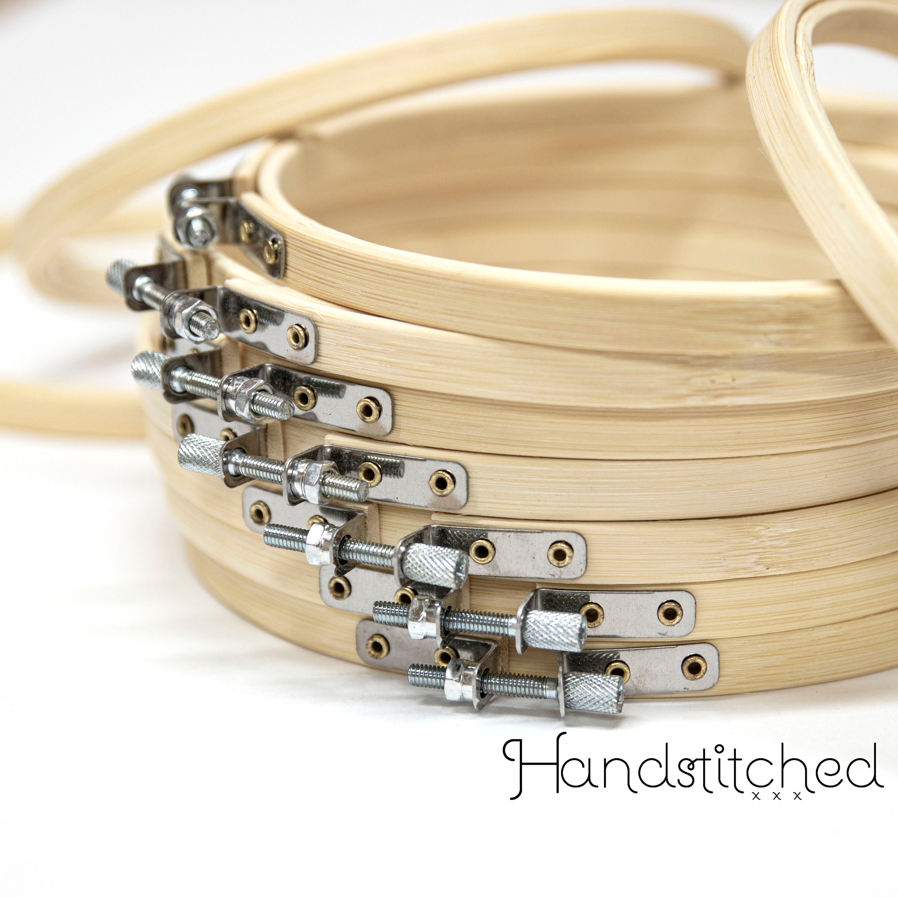 Embroidery Hoops Bamboo Embroidery Hoop Wooden Hoop Hand - Etsy