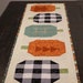 Pumpkin Quilted Table Runner Pattern - Pumpkin Patchwork Table Runner ...