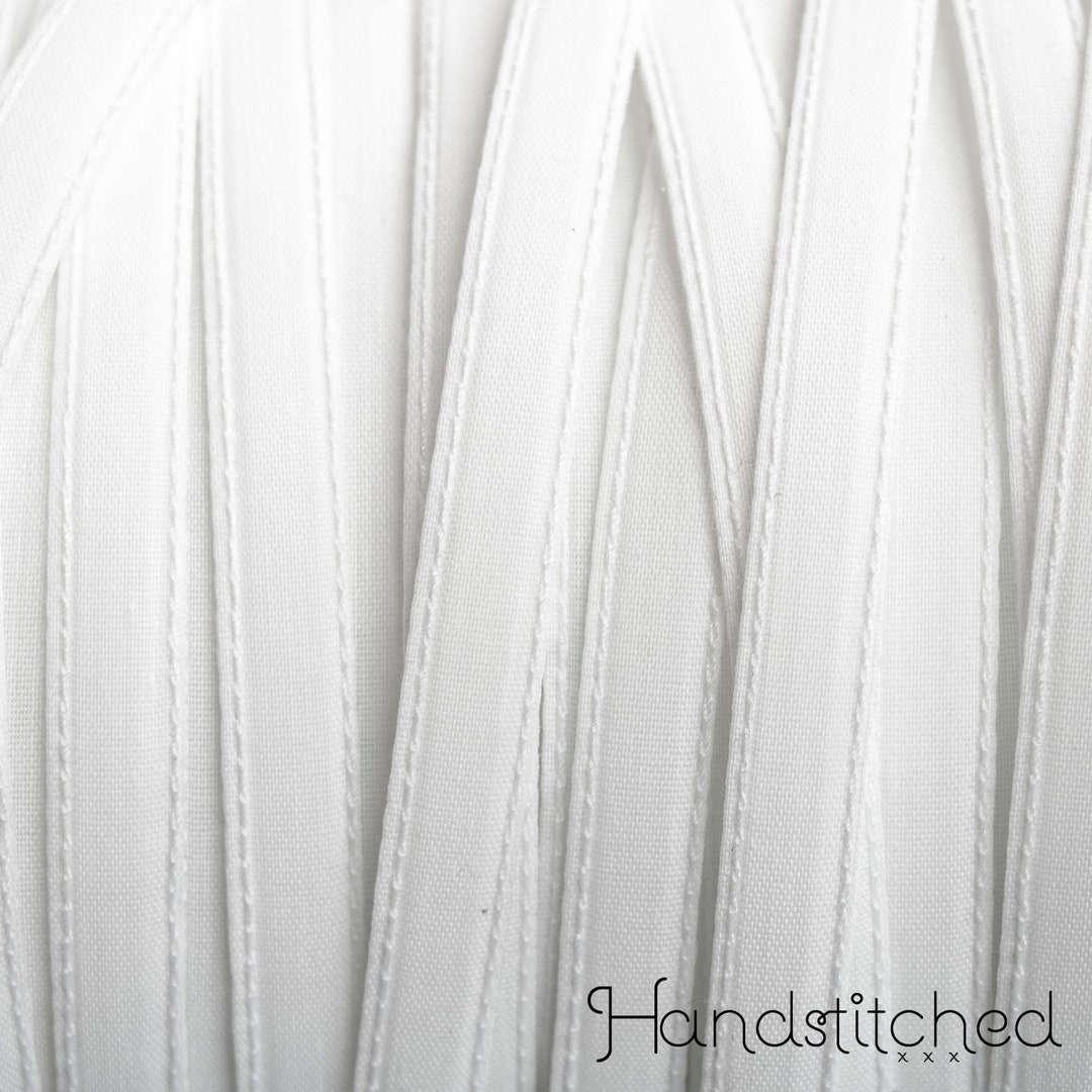 Bias Covered Boning 1/4" White and Black - Sewable Boning for Sewing ...