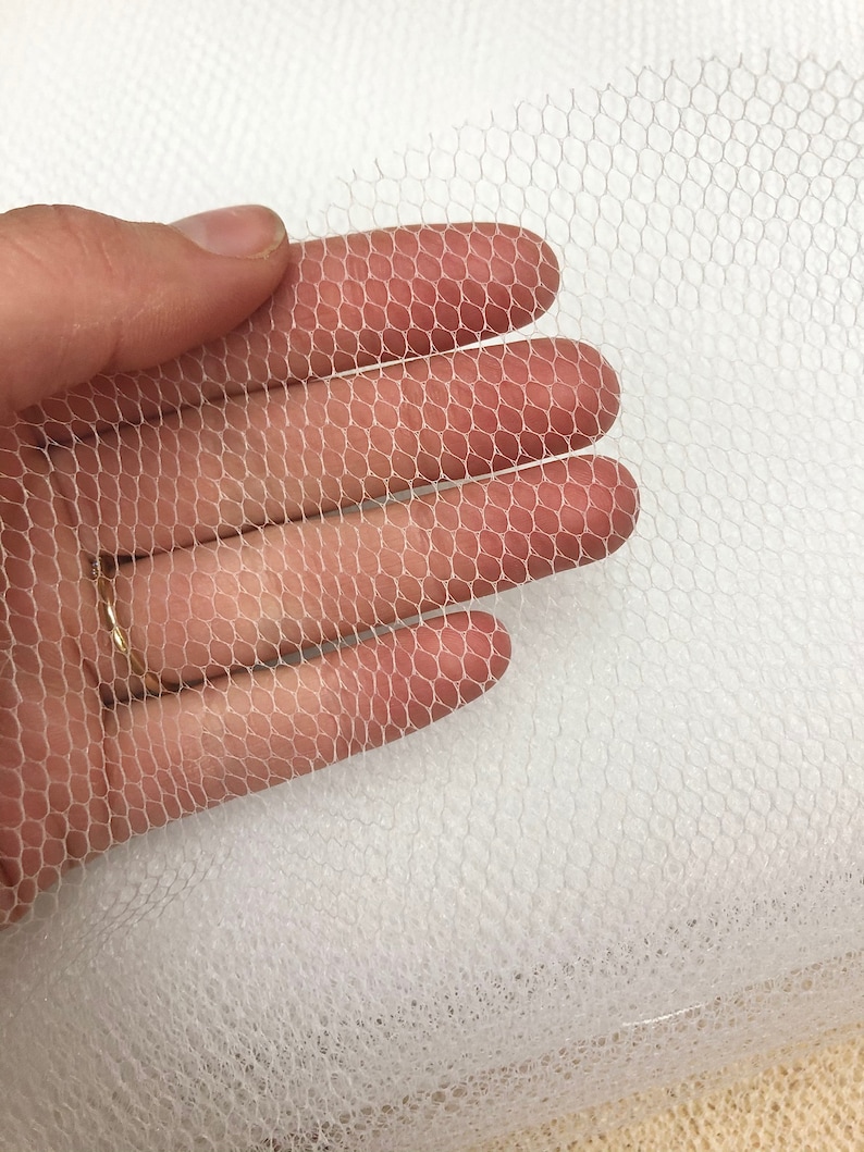 Tela de red rígida blanca cortada a medida tela de red | Etsy