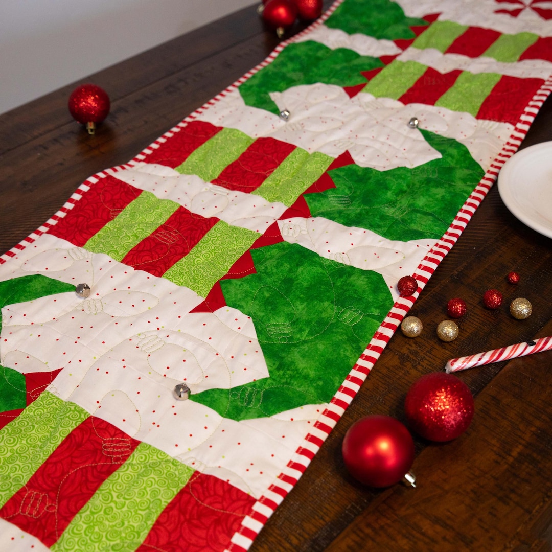 Elf Feet Table Runner Precut Quilt Kit - 15x54 - Precut Quilt Kit With ...