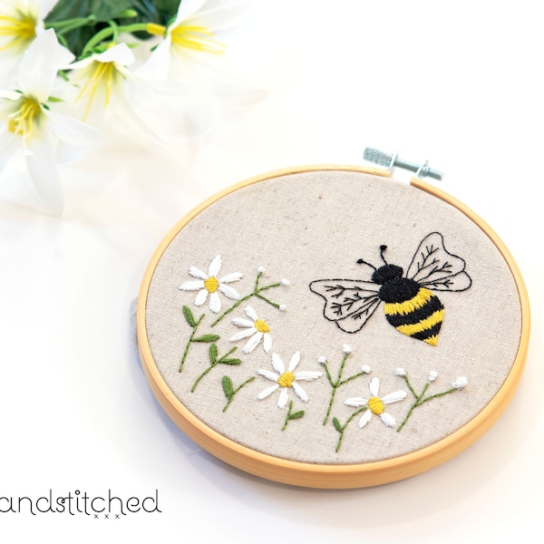 Bee Embroidery Kit - Etsy