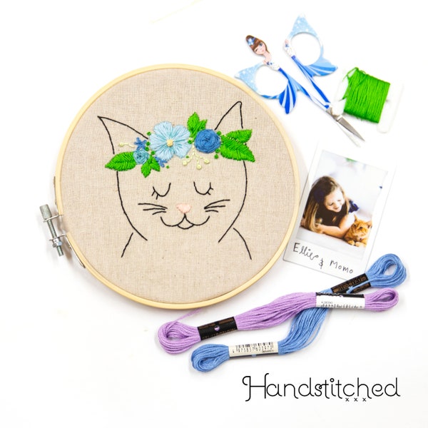 Cat Hand Embroidery - Etsy