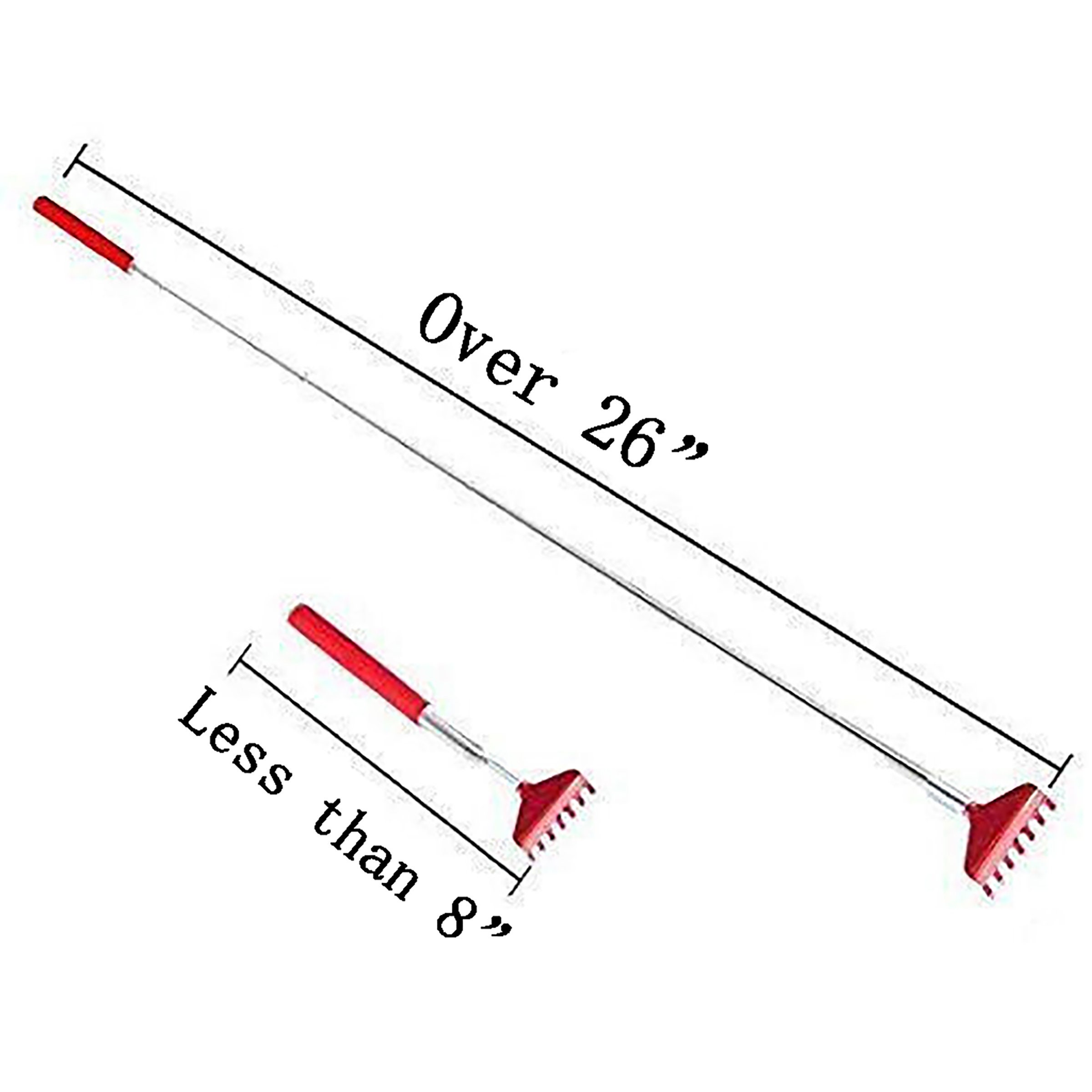 Portable Telescopic 26 Back Scratcher Extendable / Adjustable Stainless ...