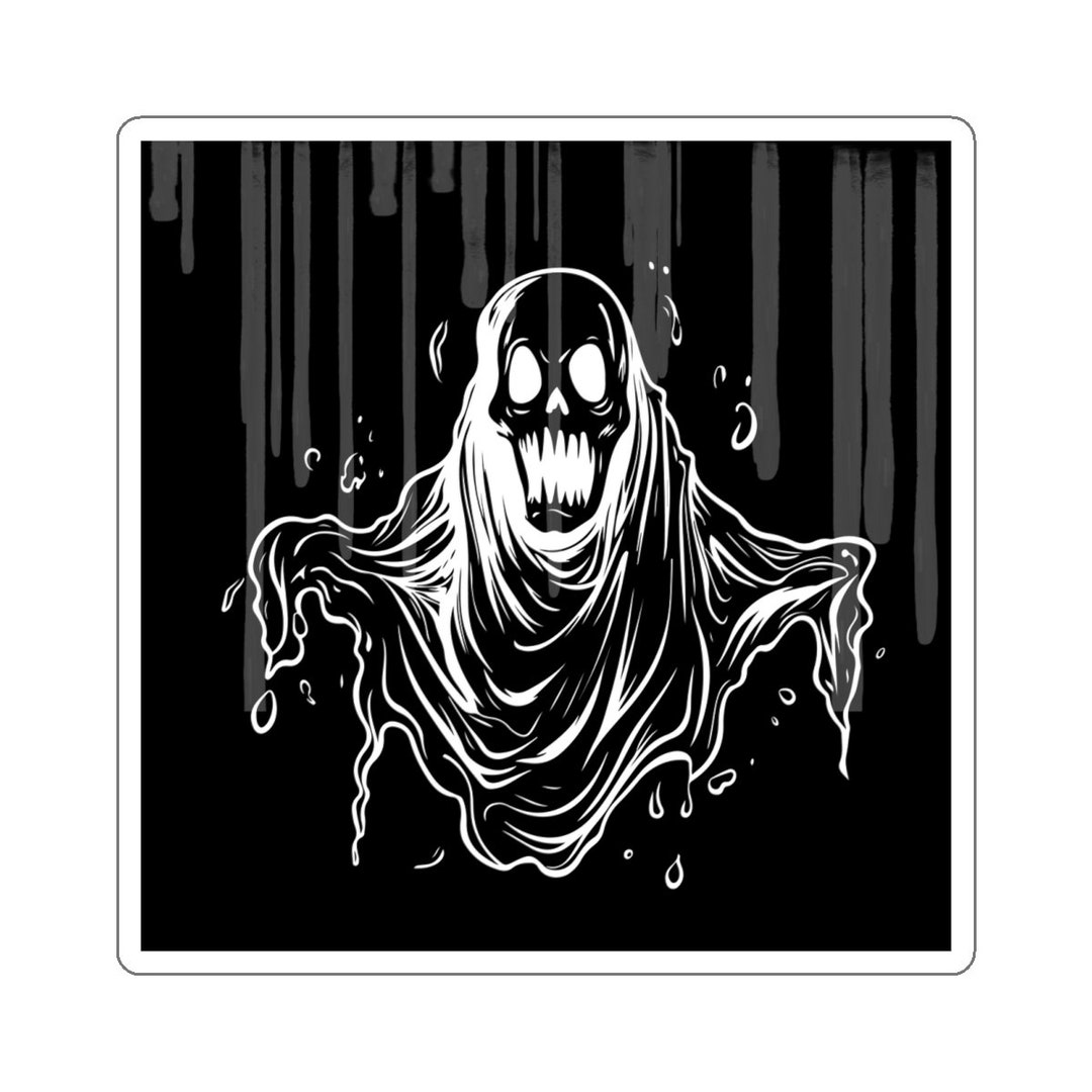 Spooky Ghost Sticker - Etsy