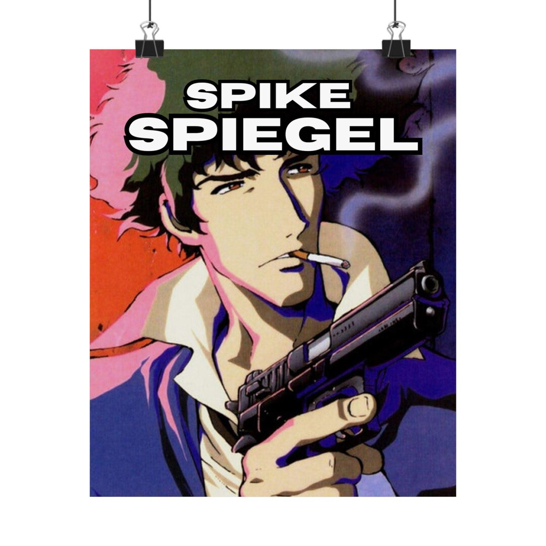 Spike Spiegel Graphic Design Anime Poster - Etsy
