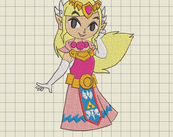 Zelda Machine Embroidery Designs for Kassandra - Etsy