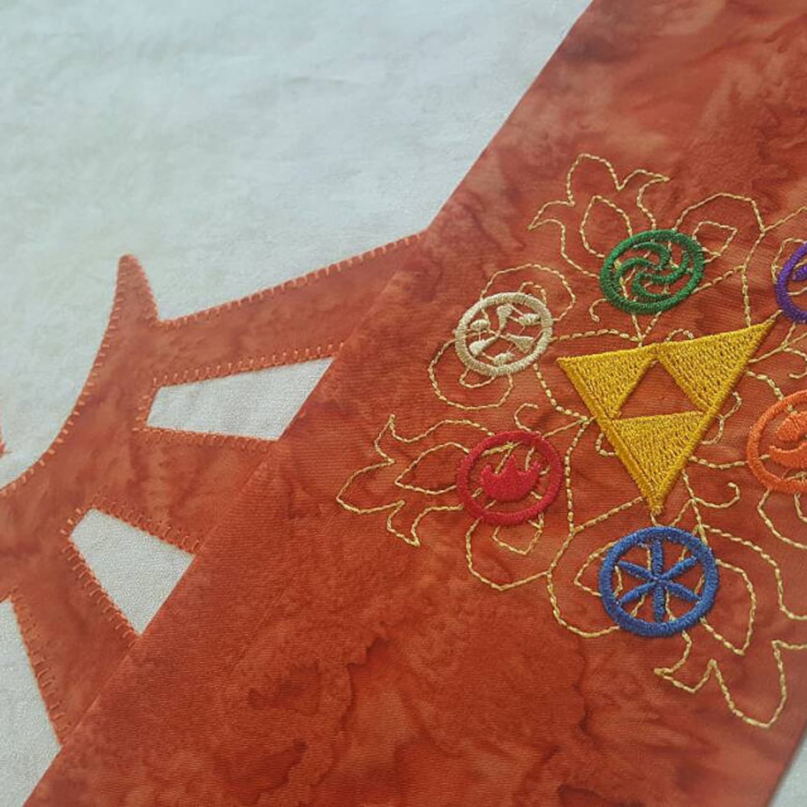 Zelda Machine Embroidery Design - Embellished Spirit Medallions 4x4 - Etsy