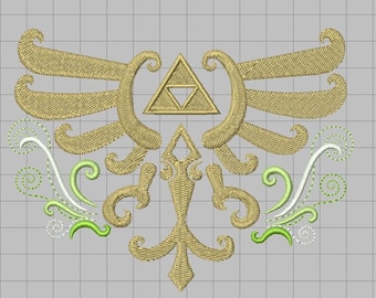 Zelda Royal Crest Machine Embroidery Design - Etsy