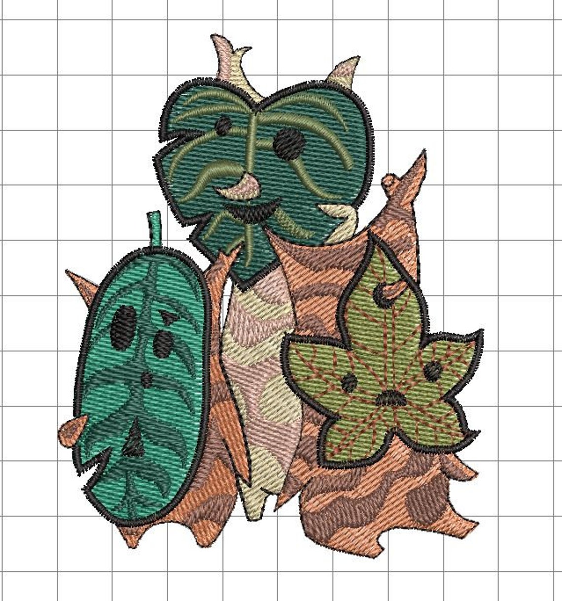 Zelda Machine Embroidery Design BOTW Koroks 4x4 - Etsy