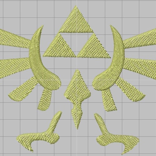 Zelda Machine Embroidery Applique Design Navi 8x8 - Etsy