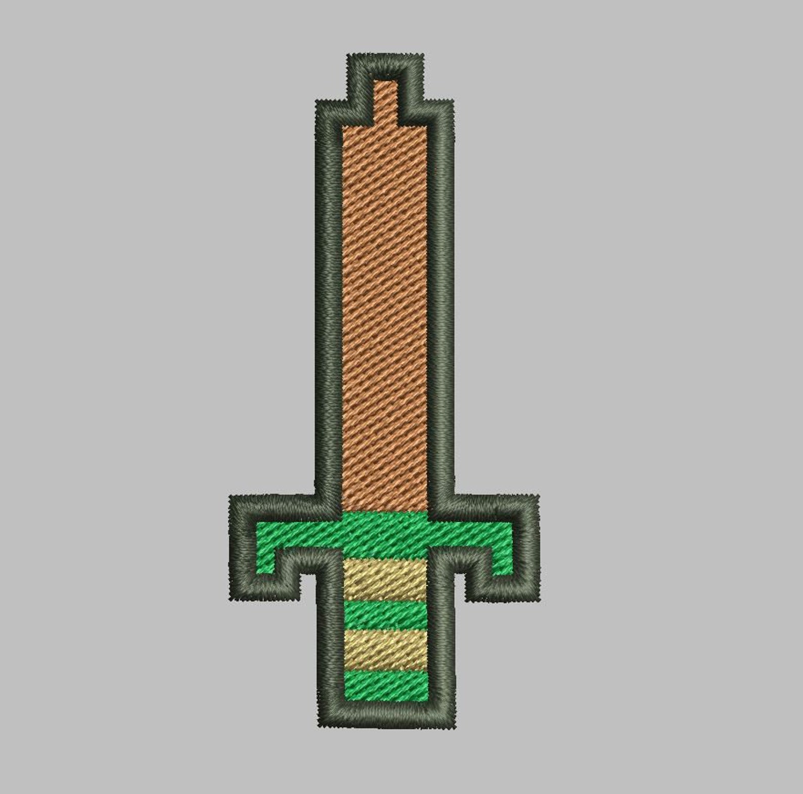 Zelda Machine Embroidery Design Retro 8 Bit Sword 4x4 - Etsy