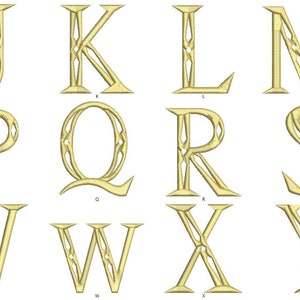 Legend of Zelda Triforce Alphabet in Three Sizes HUS Format - Etsy