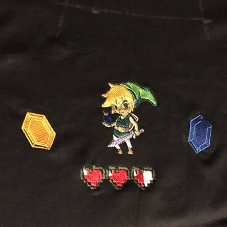 Zelda Machine Embroidery Design Retro Hearts 4x4 - Etsy