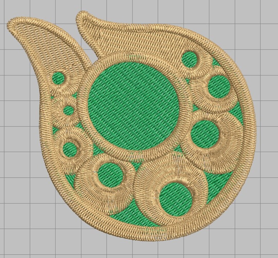 Zelda Machine Embroidery Design - Stamina Vessel 4x4 - Etsy