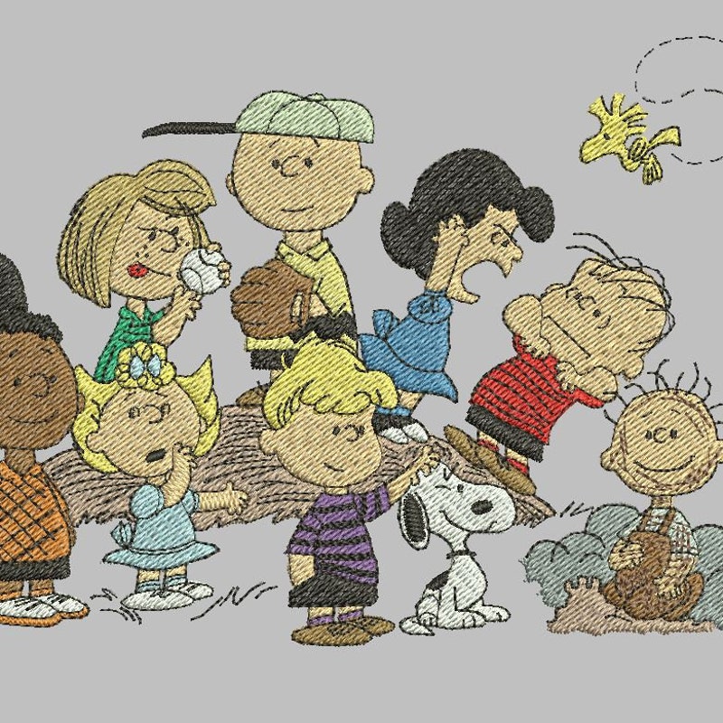 Snoopy Embroidery - Etsy