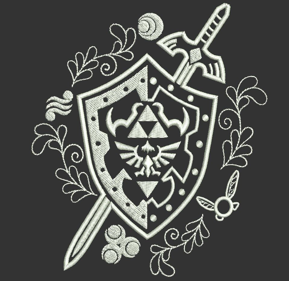 Hylian Shield And Master Sword