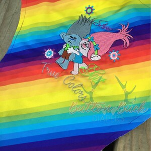 Trolls Machine Embroidery Design - True Colors 5x7 - Etsy