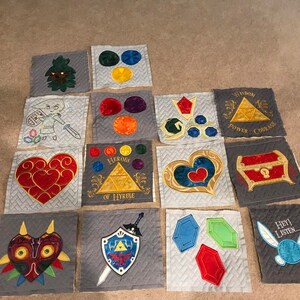 Zelda Machine Embroidery Applique Design - Rupees 8x8 - Etsy