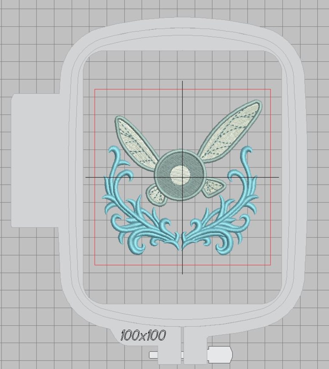 Zelda Machine Embroidery Design - Embellished Navi Fairy 4x4 - Etsy