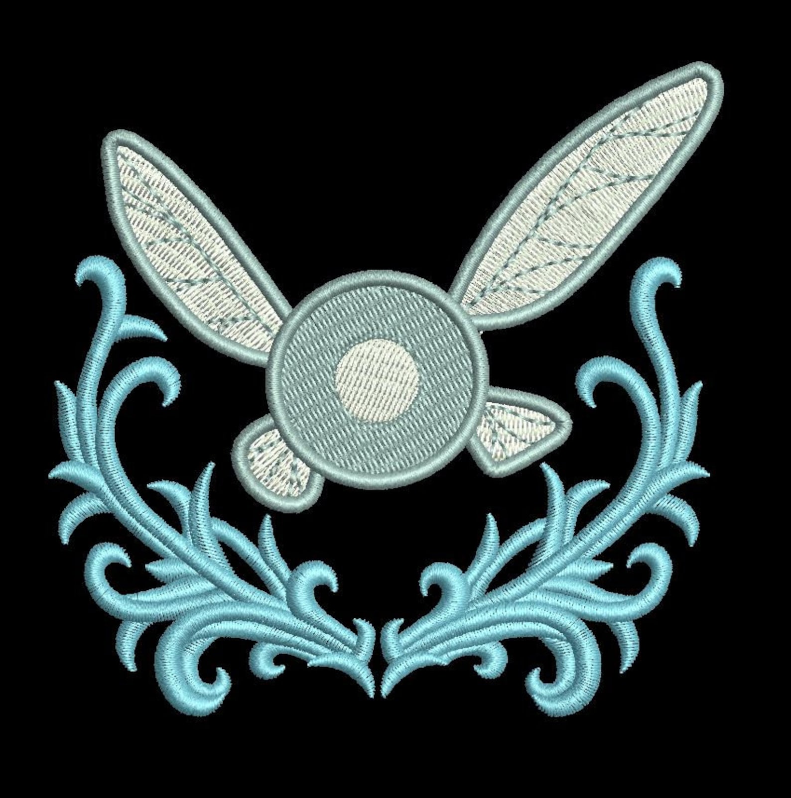 Zelda Machine Embroidery Design Embellished Navi Fairy 4x4 | Etsy