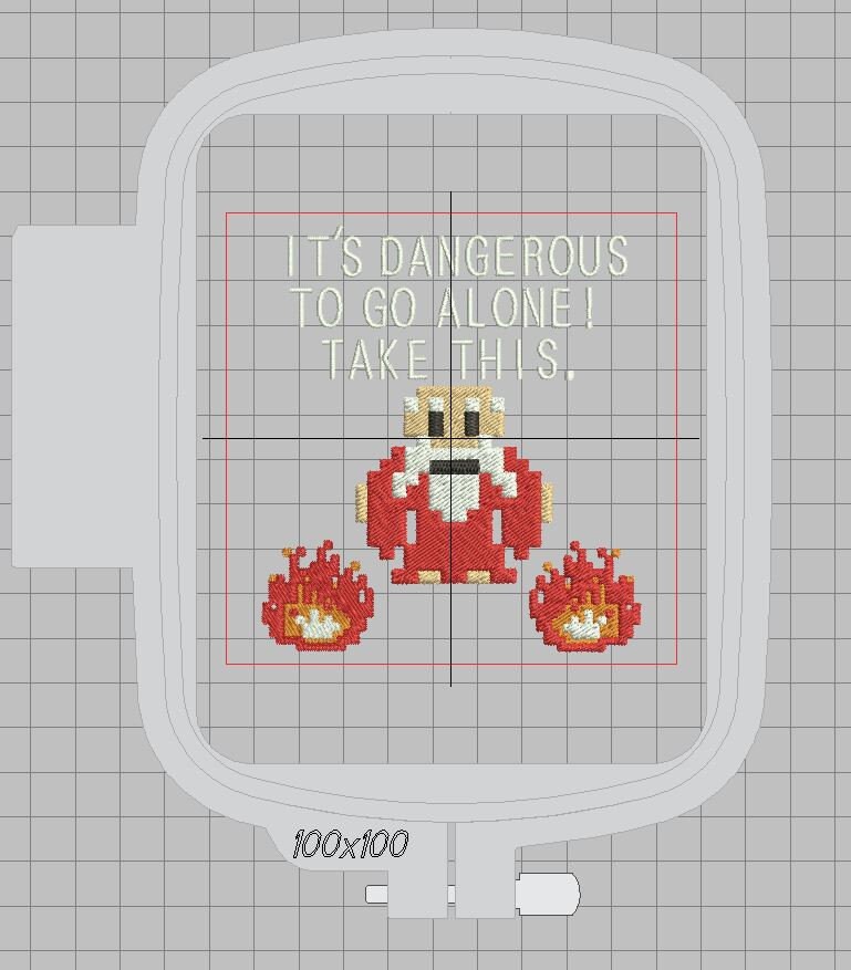 Zelda Machine Embroidery Design Retro Wizard 4x4 - Etsy