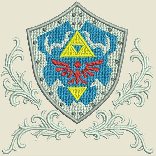 Zelda Machine Embroidery Design Embellished Spirit - Etsy