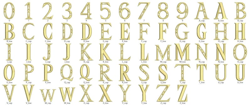 Legend of Zelda Triforce Alphabet in Three Sizes EXP Format - Etsy
