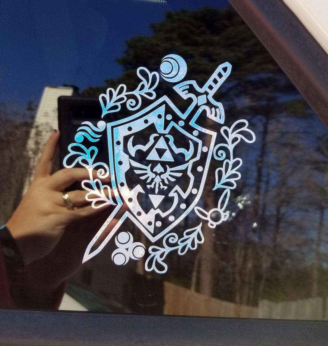 SVG File Zelda Inspired Embellished Shield and Master Sword - Etsy